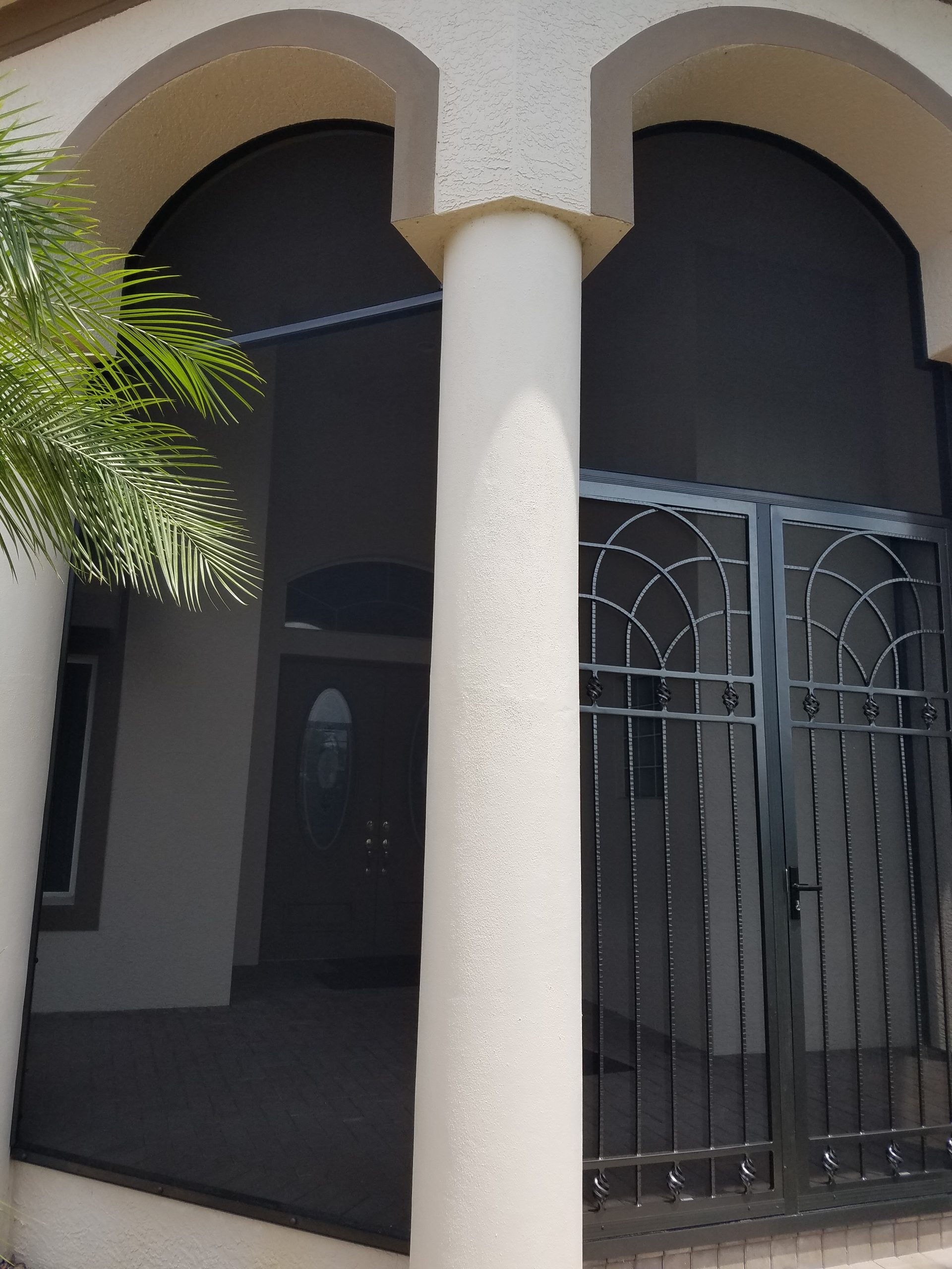 Front Entryway Screen Enclosures in Naples, FL - Aluminum Master - 321 ...